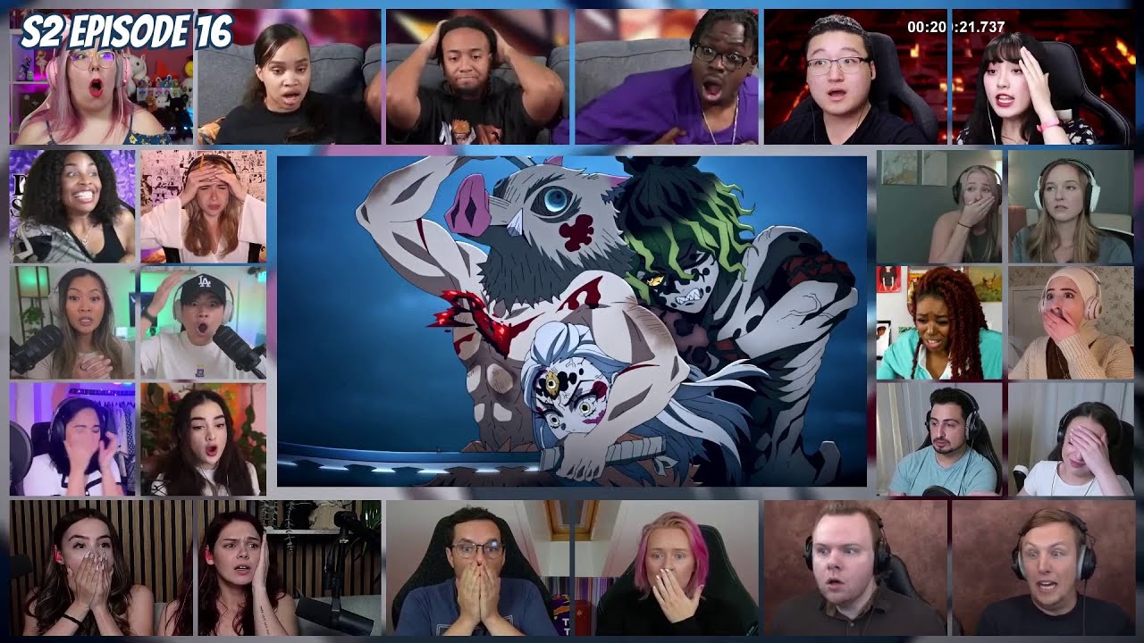 Demon Slayer: Kimetsu no Yaiba Season 2 Episode 16/9 Reaction Mashup ...