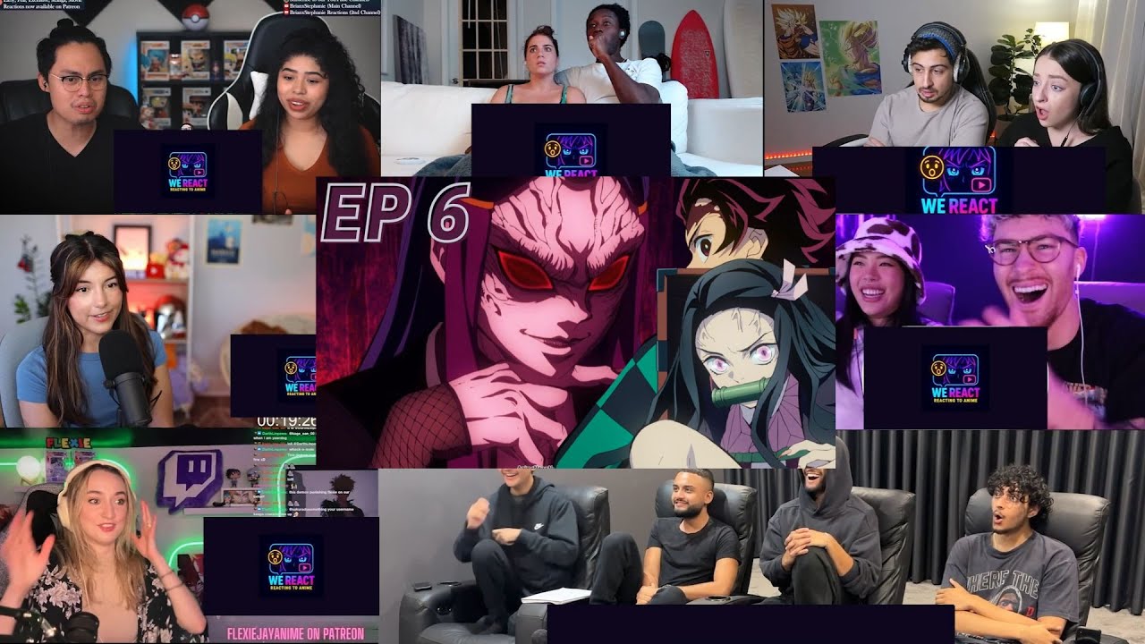 Demon Slayer Season 01 Episode 06 | Reaction Mashup - Blade & Breath