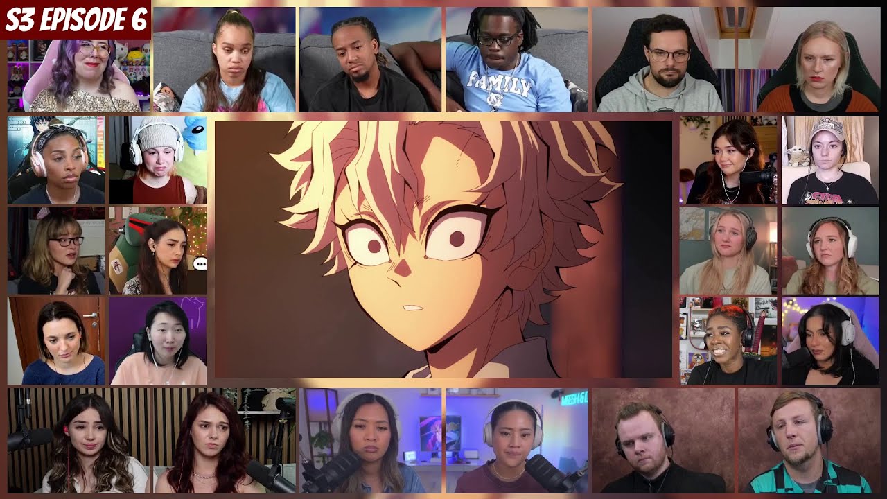 Demon Slayer Season 3 Episode 6 Reaction Mashup | Kimetsu no Yaiba 鬼滅の刃 ...