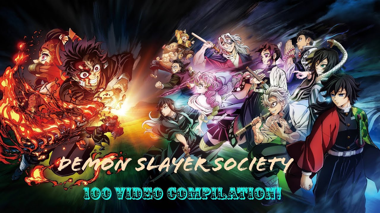 Demon Slayer Society~100 edits Compilation![First 💯] Please enjoy for ...